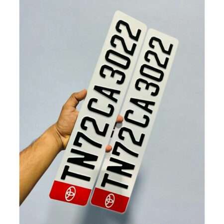 Toyota Aluminum Number Plate | Royal Customify