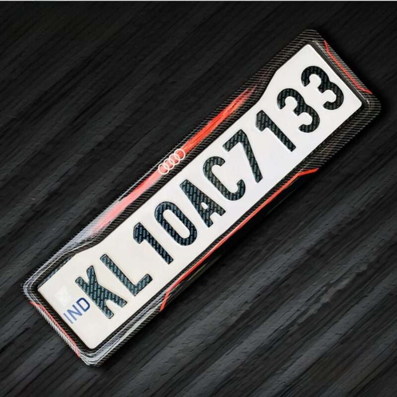 Rock Style Number Plate Gel Frames For All Car Models | Royal Customify